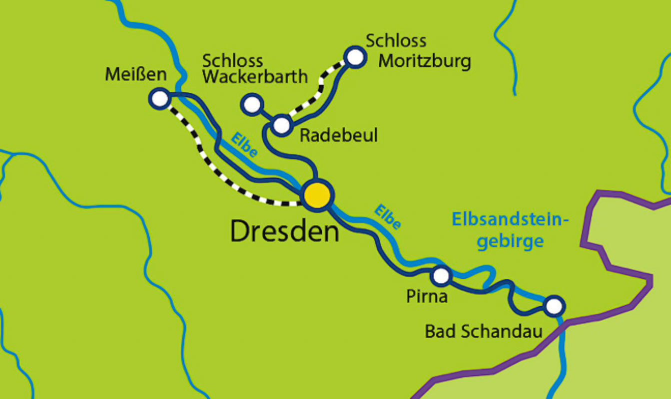 Ciclovia do Rio Elba: Star Tour Dresden a Bad Schandau - Pedalle